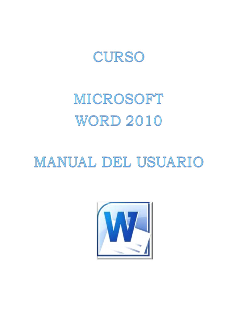 Manual Word Office 2010 | PDF | Ventana (informática) | Archivo de computadora