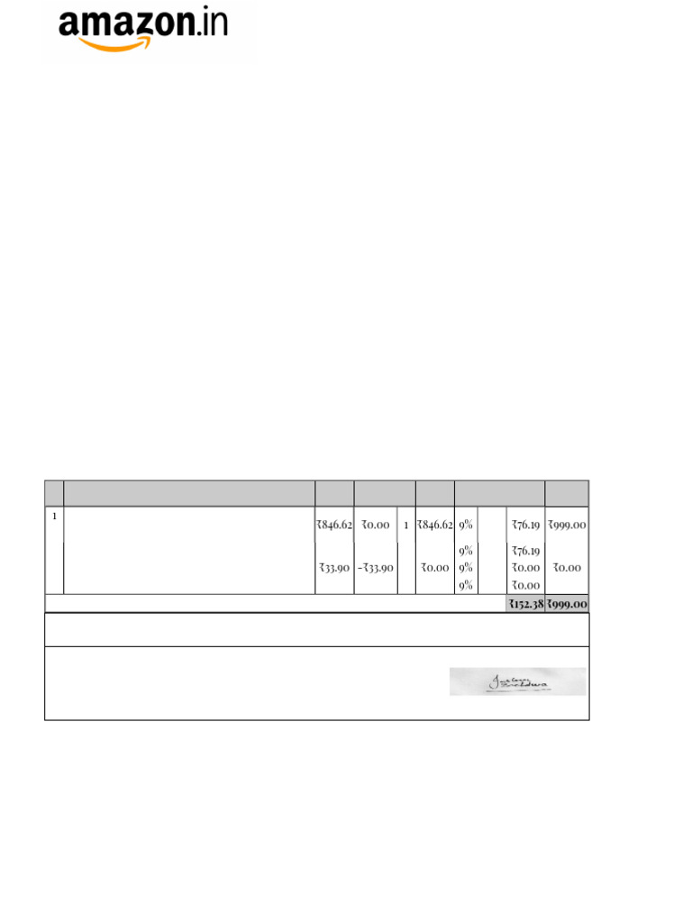Amazon GST Invoice for KAY KAY CORPORATION | PDF | Invoice | Payments