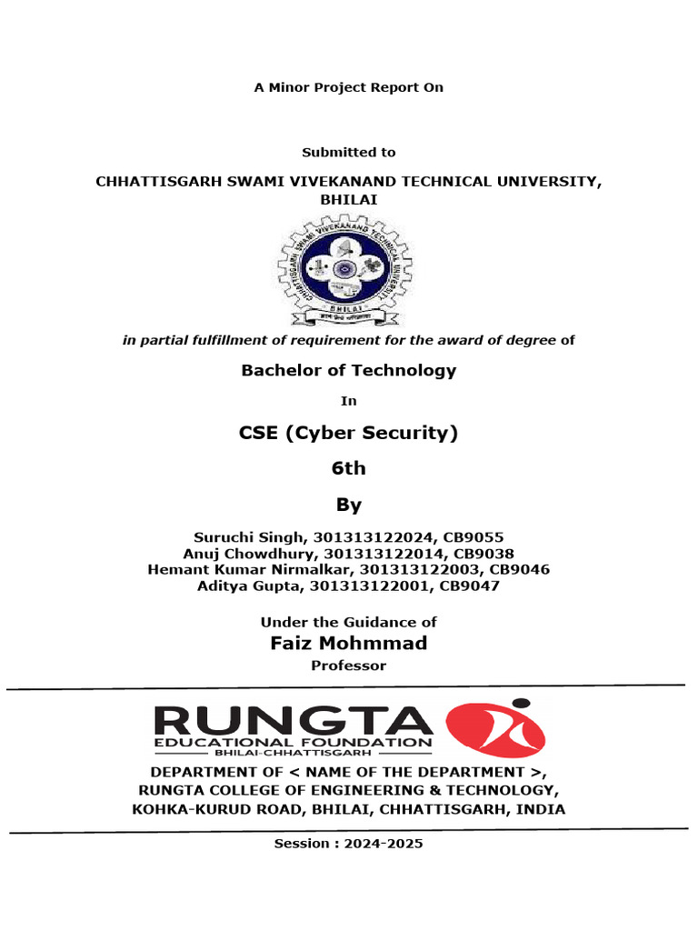 Final Thesis | PDF | Computer Security | Security