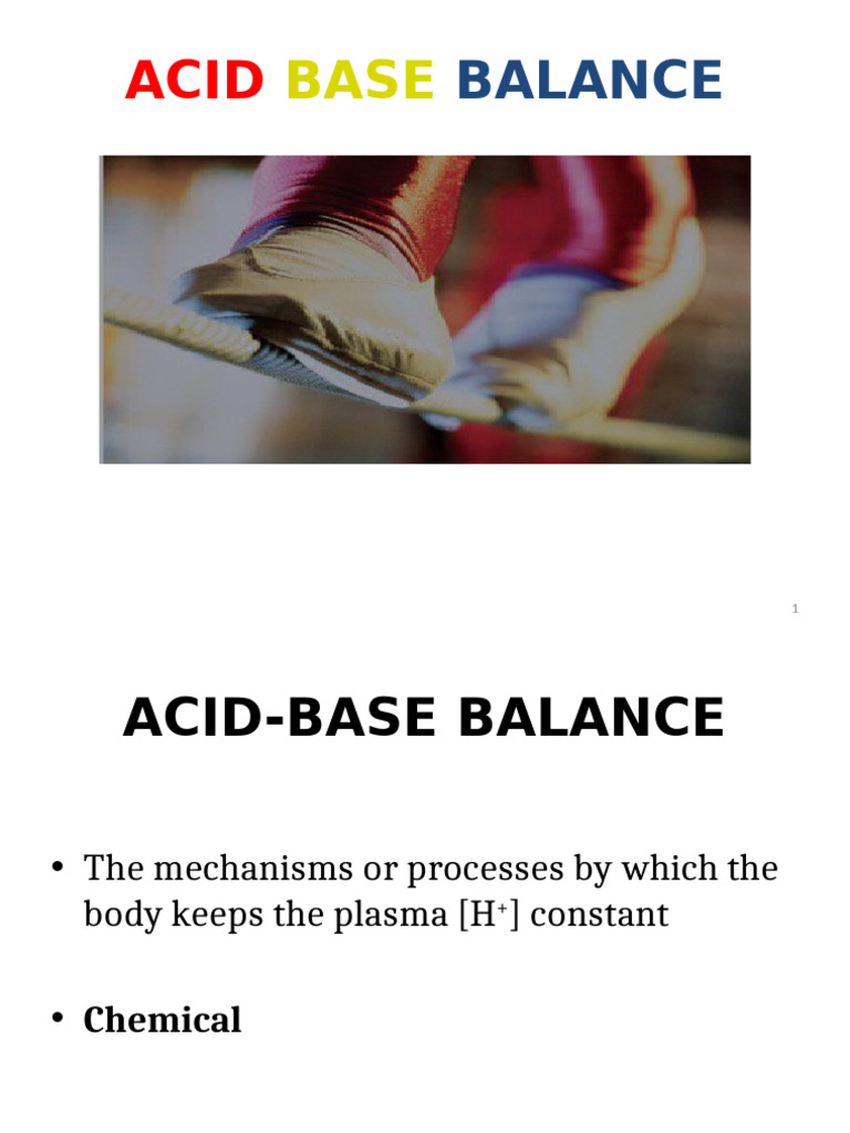 Understanding Acid-Base Balance | PDF | Buffer Solution | Kidney
