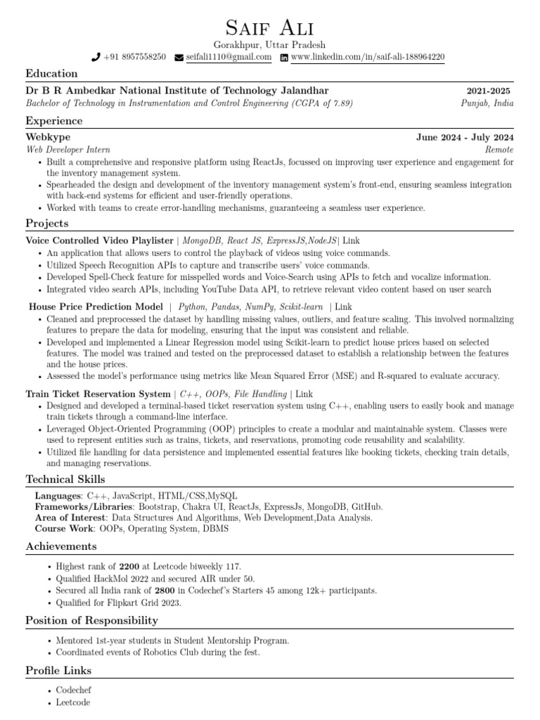 Saif Ali Sde | PDF | Speech Recognition | Object Oriented Programming