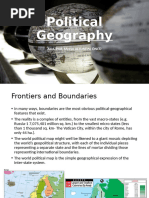 Types of Boundaries in Human Geography | PDF | Map