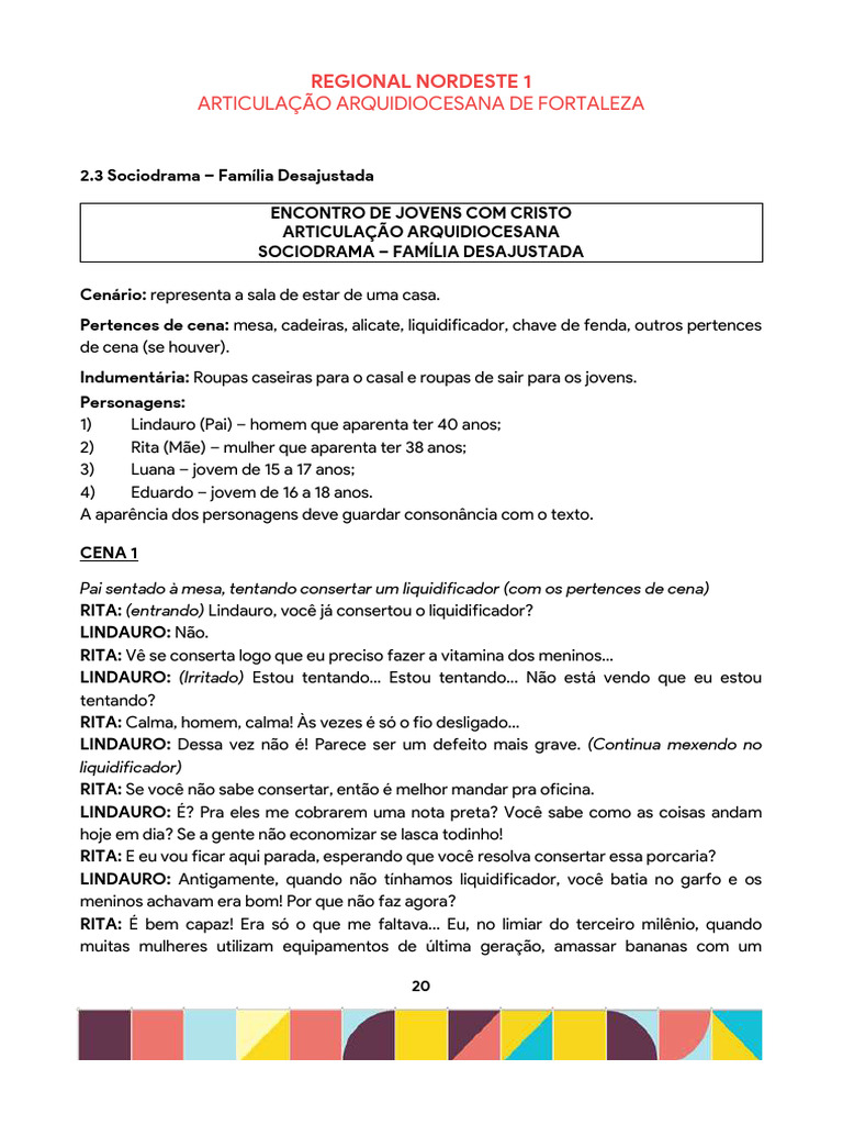 Sociodrama: Conflitos Familiares em Cena | PDF | Liberdade
