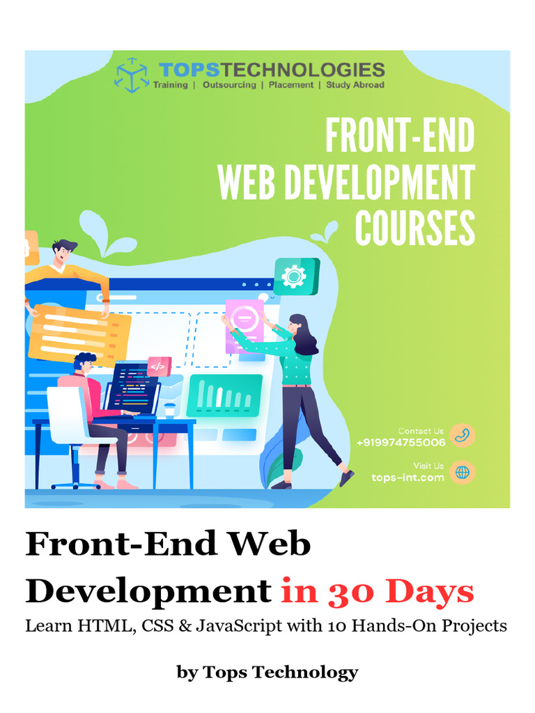 Front-End Web Development by Tops Technology: Learn HTML, CSS & JS | PDF | World Wide Web ...