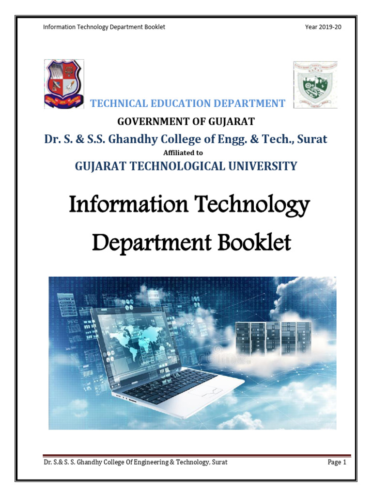 IT Engineering Department Booklet | PDF | Computer Programming ...