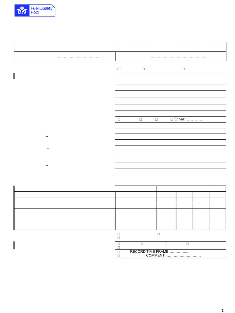Airport Fuel Inspection Checklist V14 | PDF | Calibration