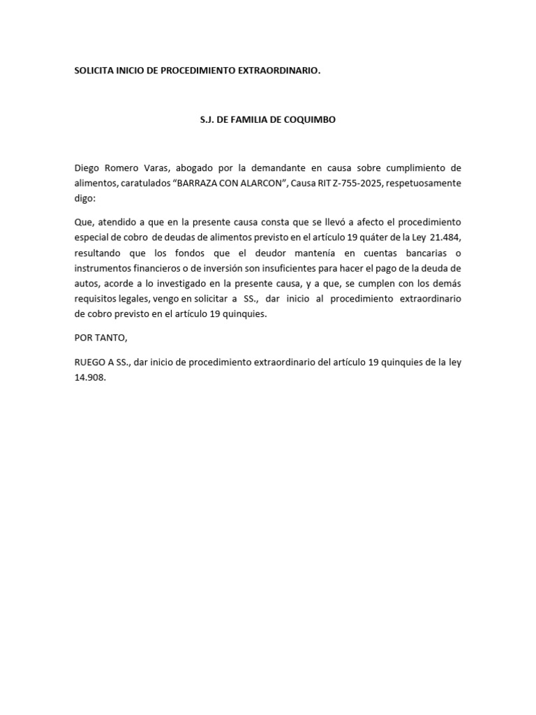 INICIO 19 QUINQUIES | PDF