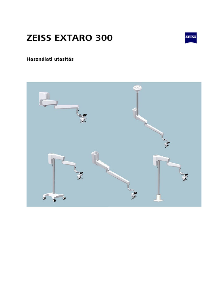 Hu Zeiss Extaro 300 Dental | PDF