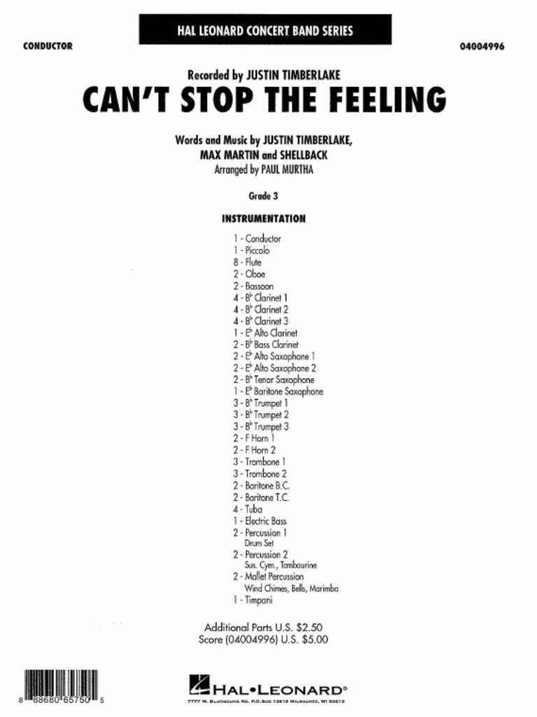 Cant Stop Feeling | PDF