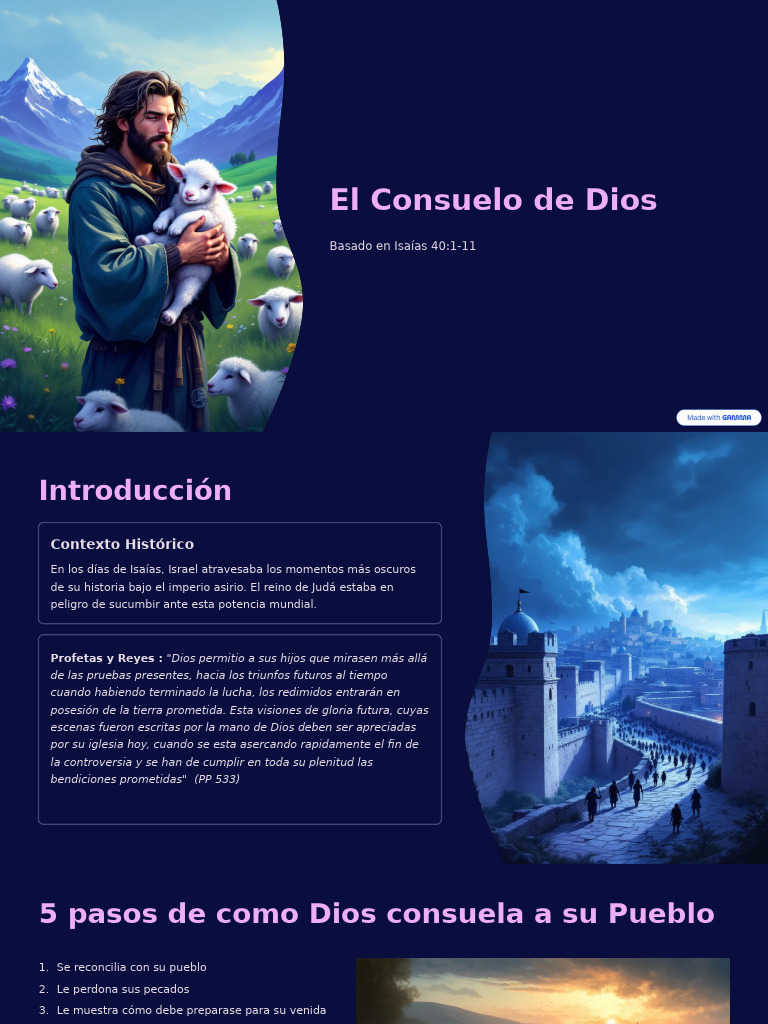 Consuelo Divino: Isaías 40 Explicado | PDF | Pecado | Creencia ...
