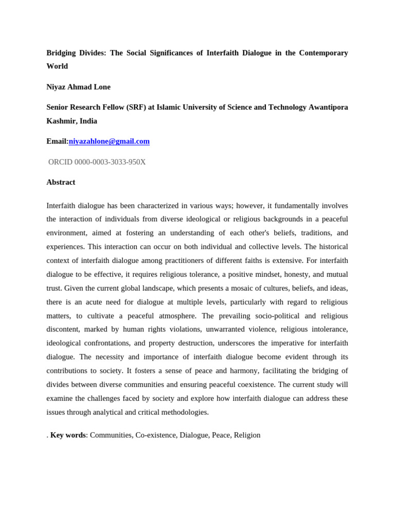 Ananymous File | PDF | Interfaith Dialogue | Religious Pluralism