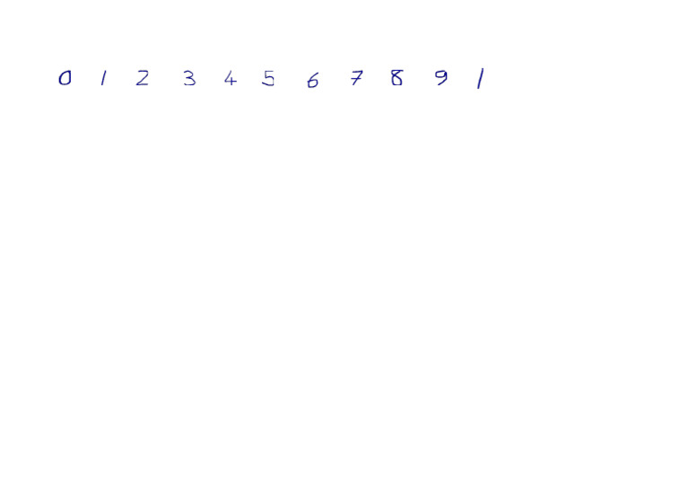 Handwritten Date Numbers Transparent | PDF