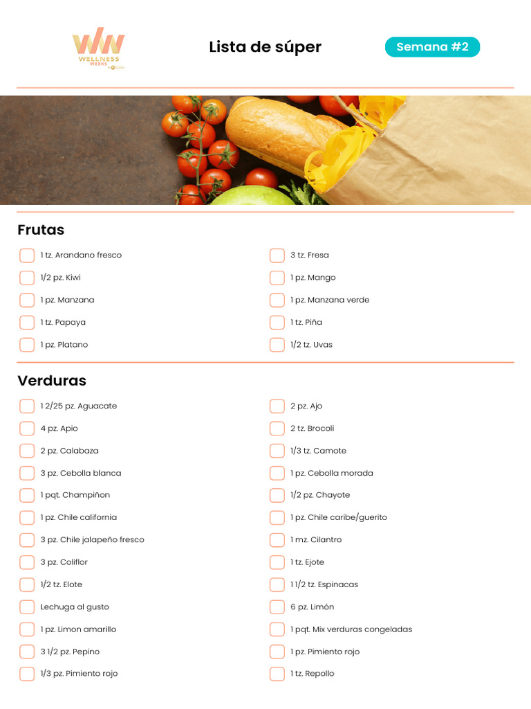Lista Super 2 | PDF | Ingredientes de comida | Alimentos