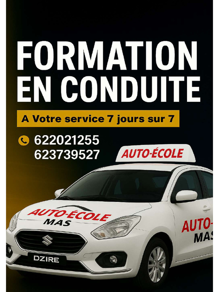 Affiche Auto Ecole | PDF