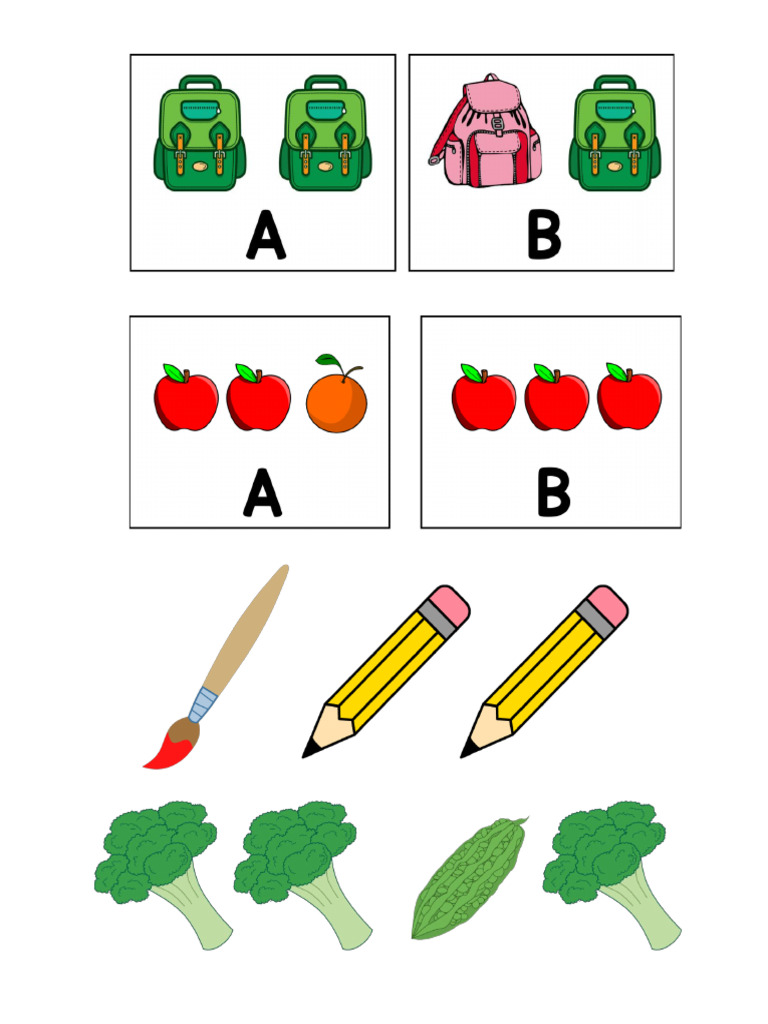 Mga Bagay Na Magkamukha at Magkaiba Worksheet for Amyrrha | PDF