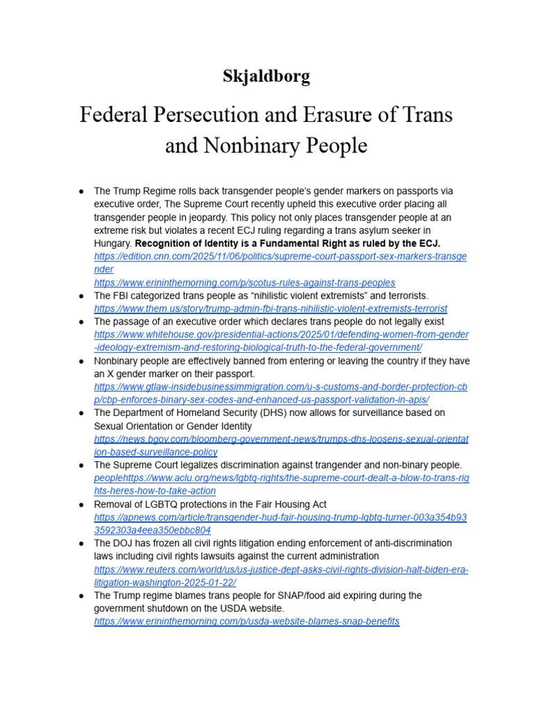 Persecution & Well Founded Fear 7-11-2025 'Shield Wall' | PDF ...