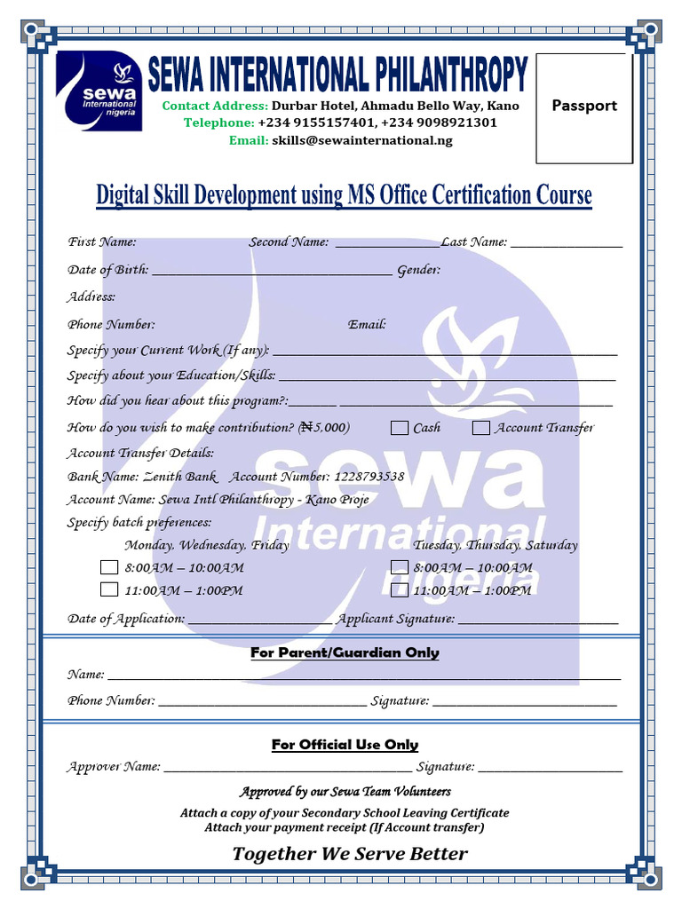 Digital Skill Development Using MS Office Certification Course-8 | PDF