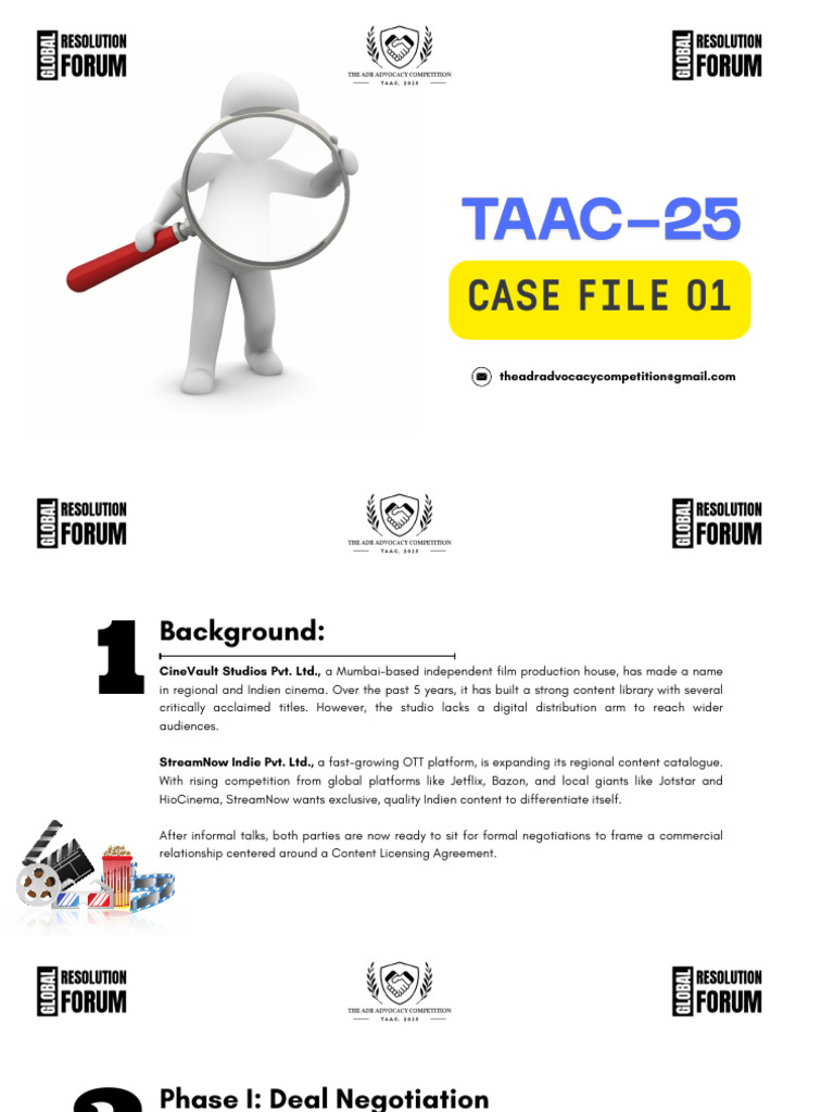 TAAC-25 Case File | PDF | Arbitration | Mediation