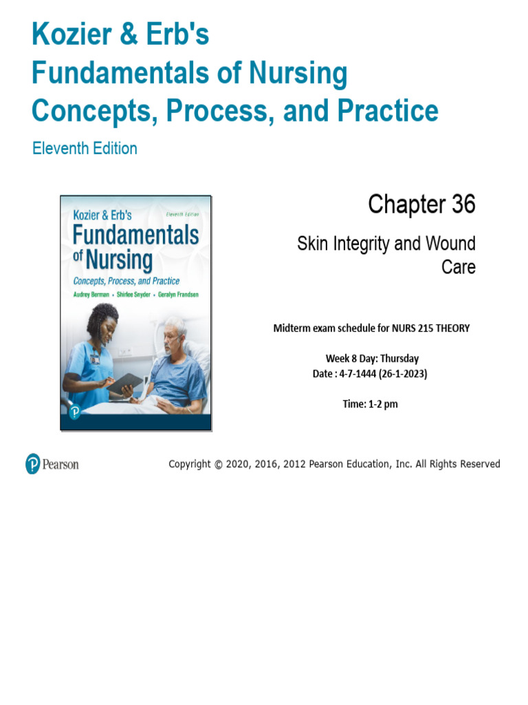 Skin Integrity and Wound Care Exam Guide | PDF | Urination | Constipation