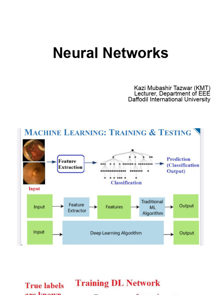 Neural Networks Overview and Syllabus | PDF
