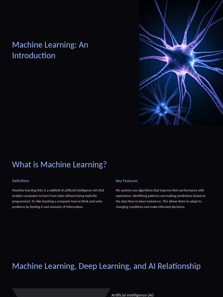 ML Presentation | PDF | Support Vector Machine | Machine Learning