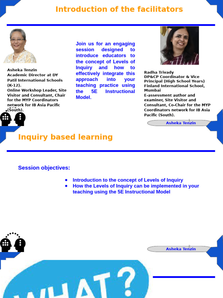 MYP Meet 10 Aug 2021 - Inquiry Based Learning | PDF | Inquiry Based ...