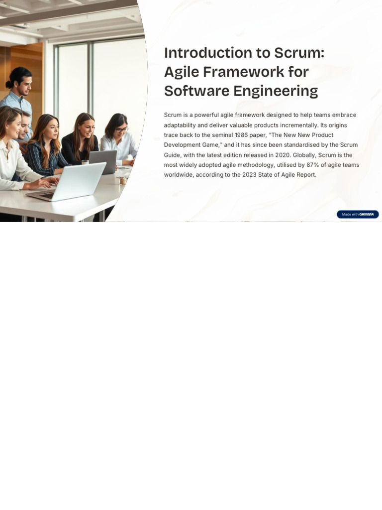Scrum Framework for Agile Software Development | PDF | Scrum (Software ...