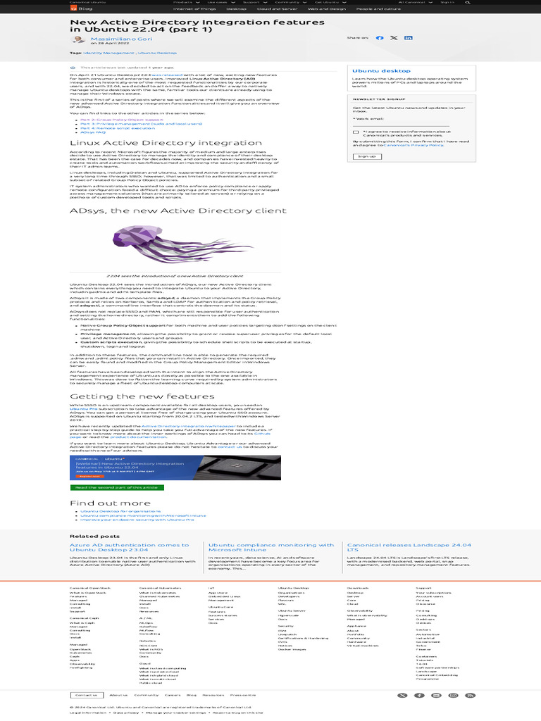 New Active Directory Integration Features in Ubuntu 22.04 (Part 1 ...
