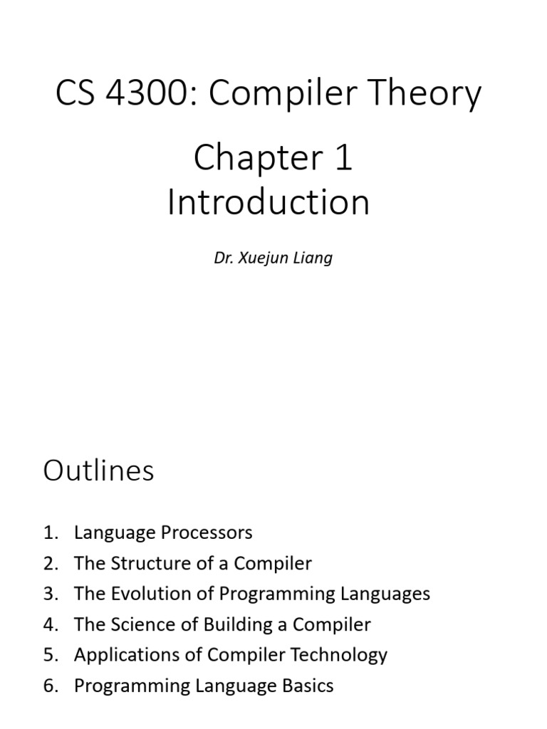 introduction to compiler design | PDF | Compiler | Scope (Computer Science)