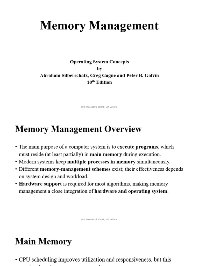 Contiguous Memory Allocation | PDF | Operating System | Computing