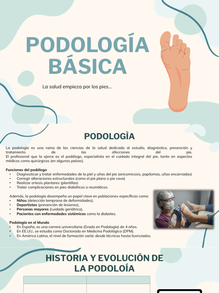Guía Completa de Podología y Salud Podal | PDF | Pie | Sistema ...