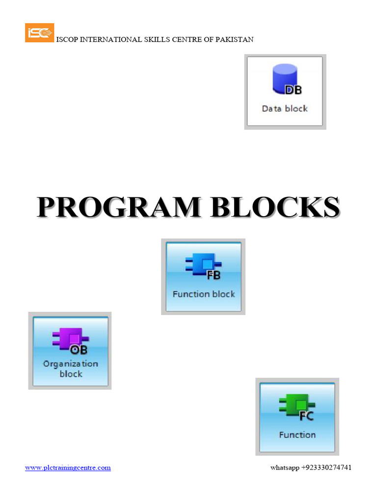 Concepts of Siemens Programming Blocks | PDF | Parameter (Computer Programming) | Variable ...