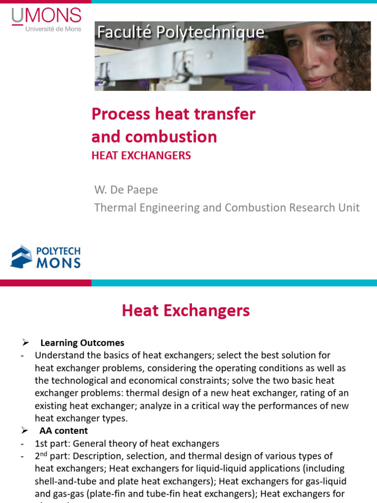 Part I - Heat Echangers - Heat Exchangers Theory | PDF | Heat Exchanger ...