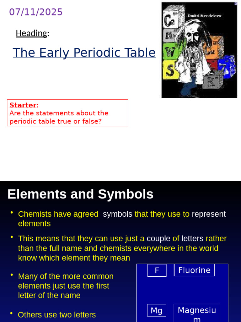 Lesson 3 Discovering The Periodic Table | PDF | Chemical Elements ...