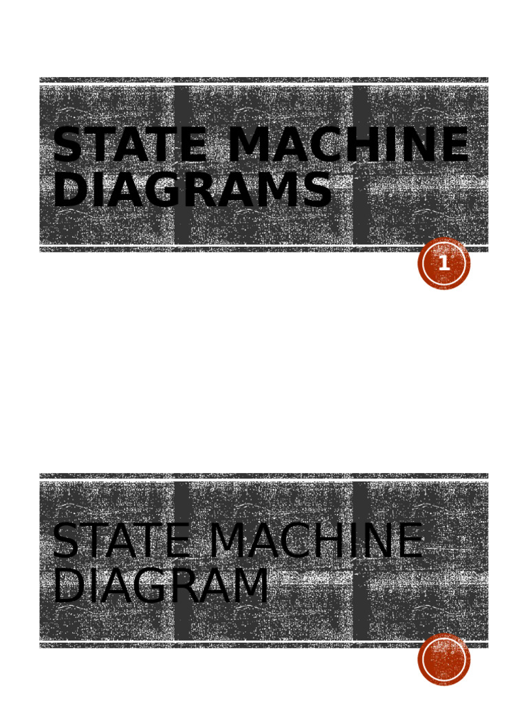 Week 9_Lecture 2_ State Machine Diagrams | PDF | Computer Programming