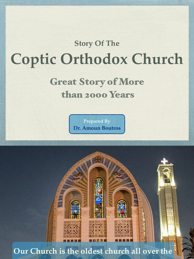 History of Coptic Orthodox Church | PDF | God The Father | Jesus