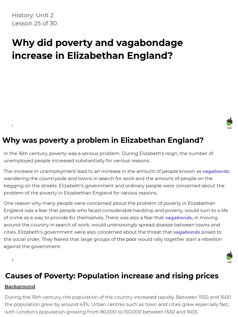 Causes of Poverty in Elizabethan England | PDF | Enclosure | Farmer