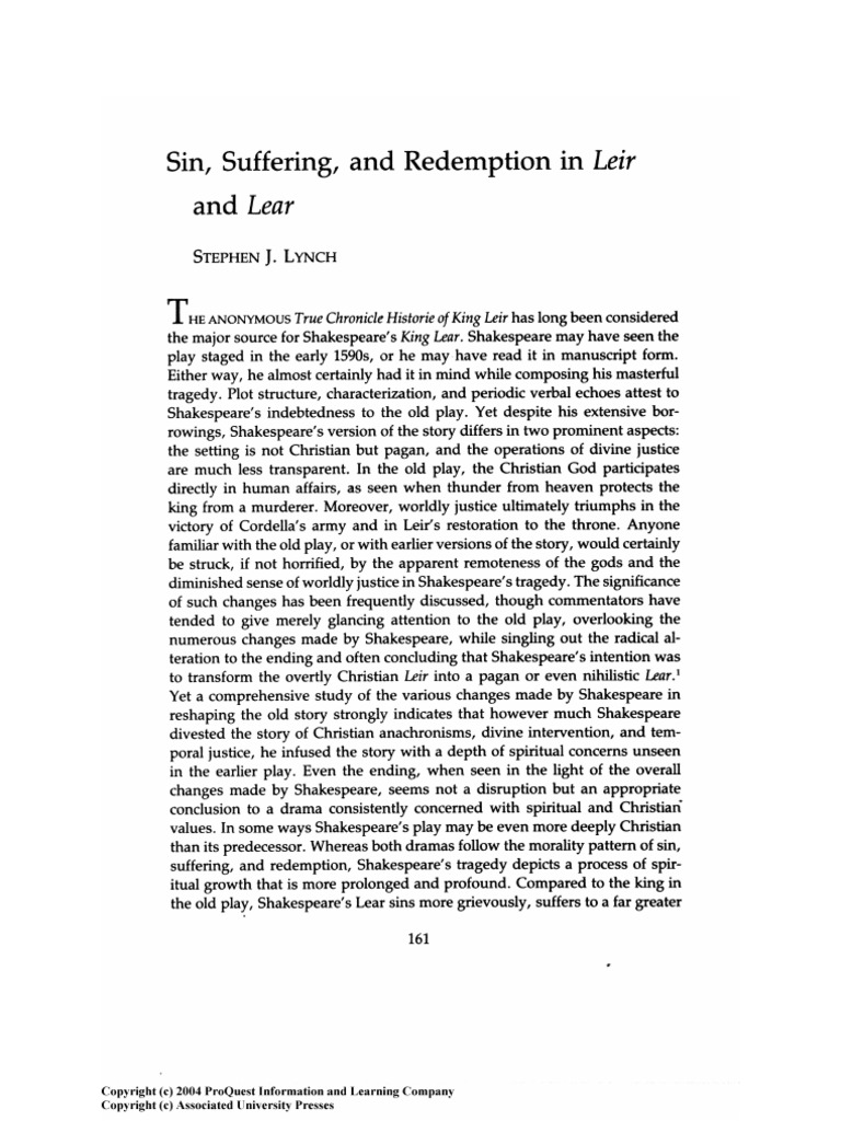 Sin, Suffering, and Redemption | PDF
