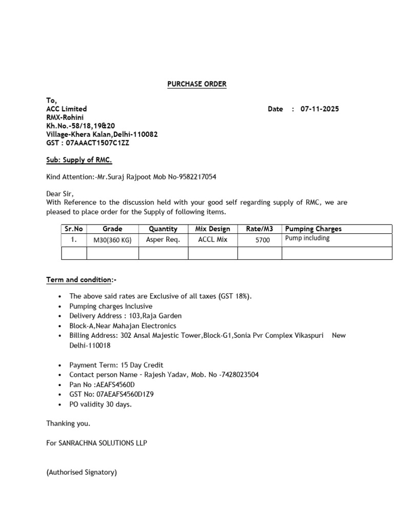 Po Acc 103 | PDF