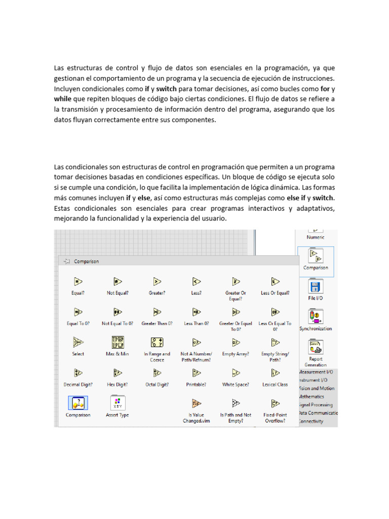 2.1 Estructuras de Control y Flujo de Datos | PDF | Flujo de control | Programa de computadora