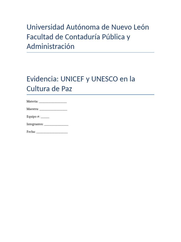 Reporte UNICEF UNESCO | PDF | Unicef | Unesco