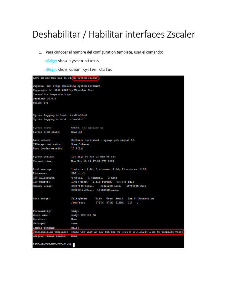 Habilitar Deshabilitar Tuneles Zscaler | PDF