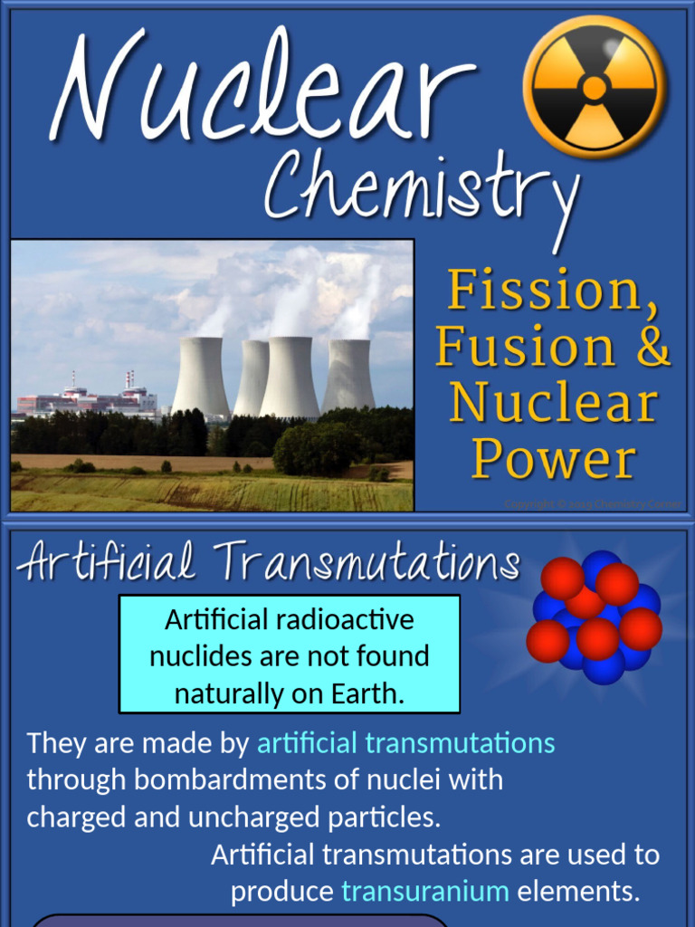 2 Fission Fusion and Nuclear Power PowerPoint+ | PDF | Radioactive ...