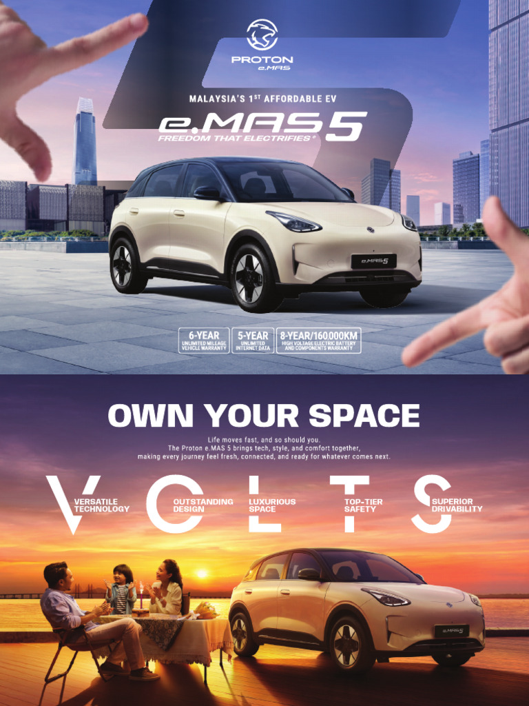 Proton e.mas 5 Brochure A4 30 Oct 2025 | PDF | Transportation Engineering | Car