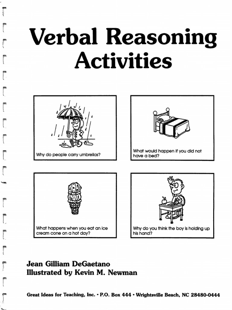 Verbal Reasoning Activities | PDF
