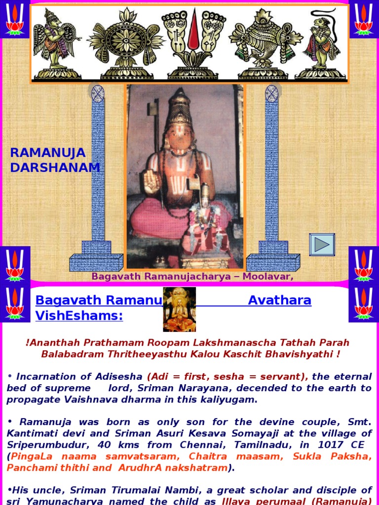 Bagavath Ramanuja | PDF | Vedanta | Advaita Vedanta