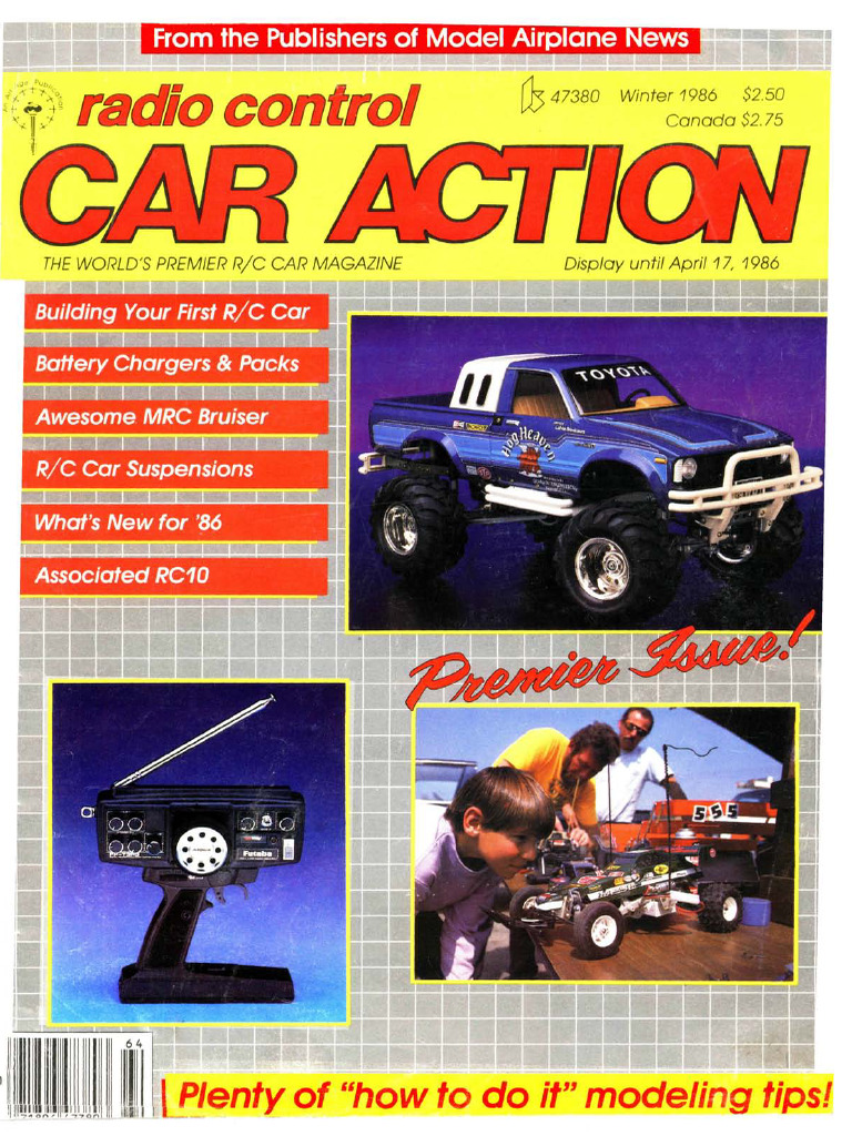 Radio Control Car Action Magazine 1986-12 | PDF | Screw