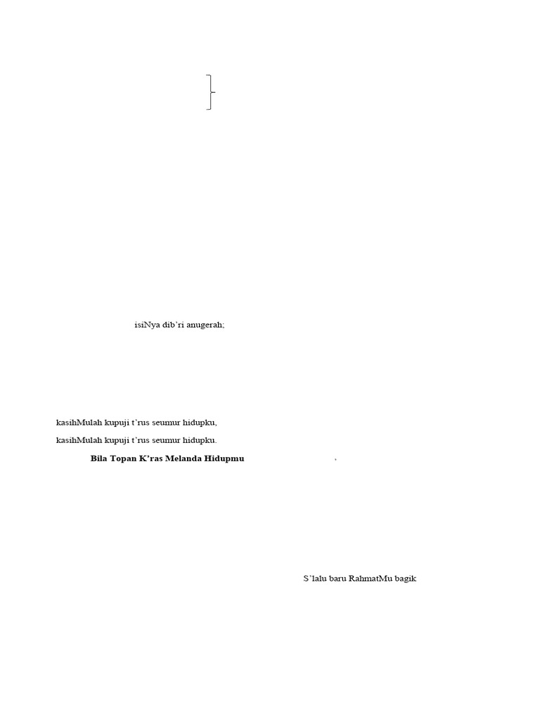 Puji-Pujian Ibadah Minggu Raya 2022 | PDF