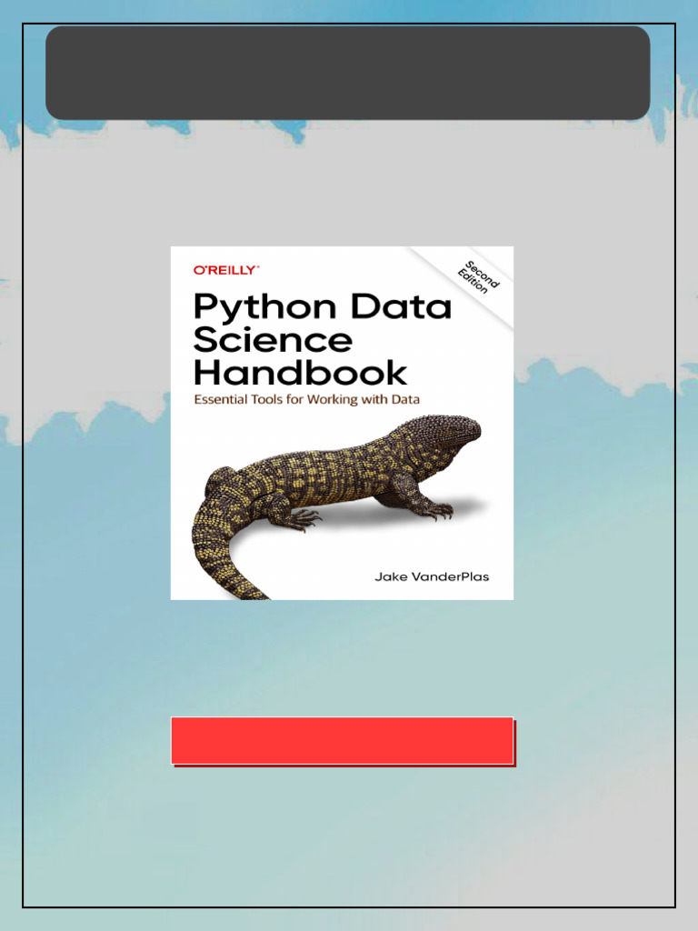 Python Data Science Handbook 2nd Edition Jake Vanderplas available all ...