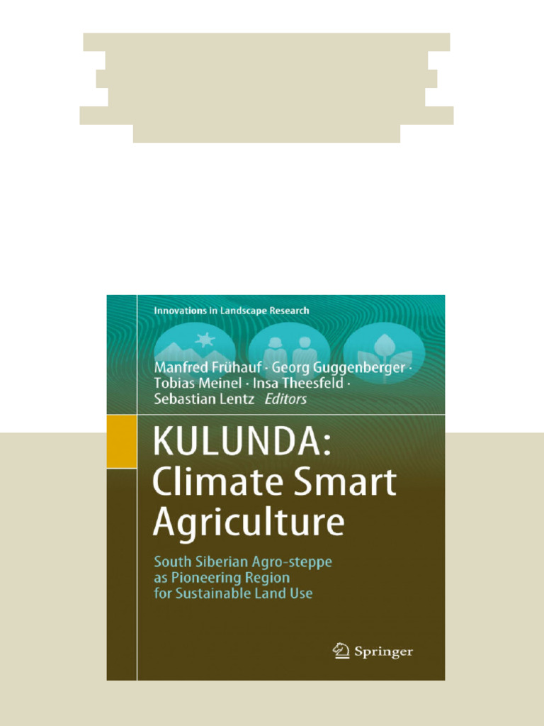 (Ebook) KULUNDA: Climate Smart Agriculture: South Siberian Agro-steppe ...